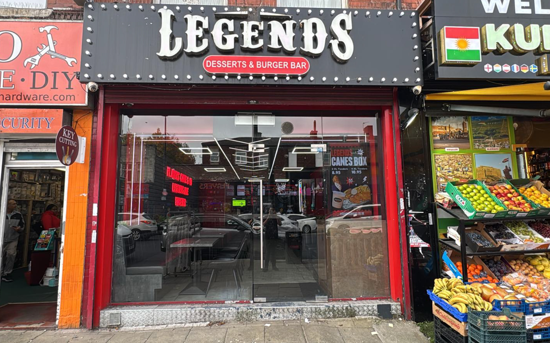Stores - Legends Desserts & Burger Bar