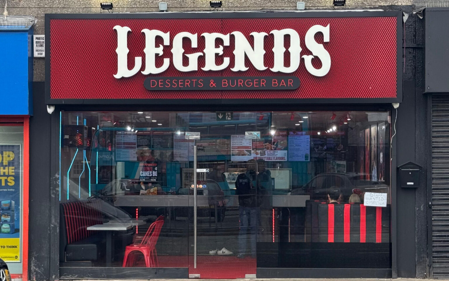 Stores - Legends Desserts & Burger Bar